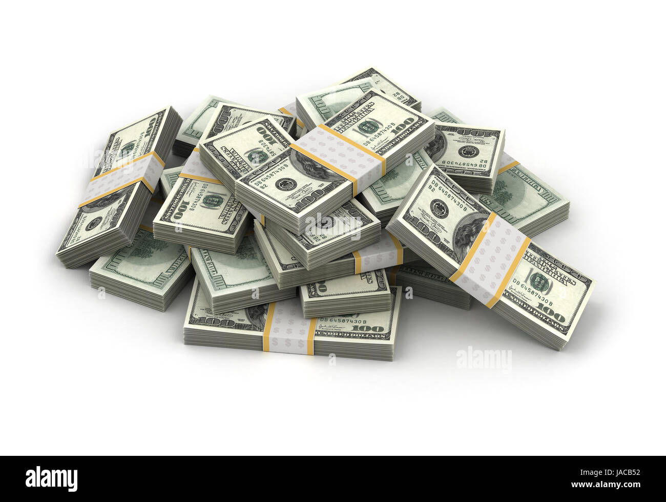 Stack of Dollar Stock Photo - Alamy