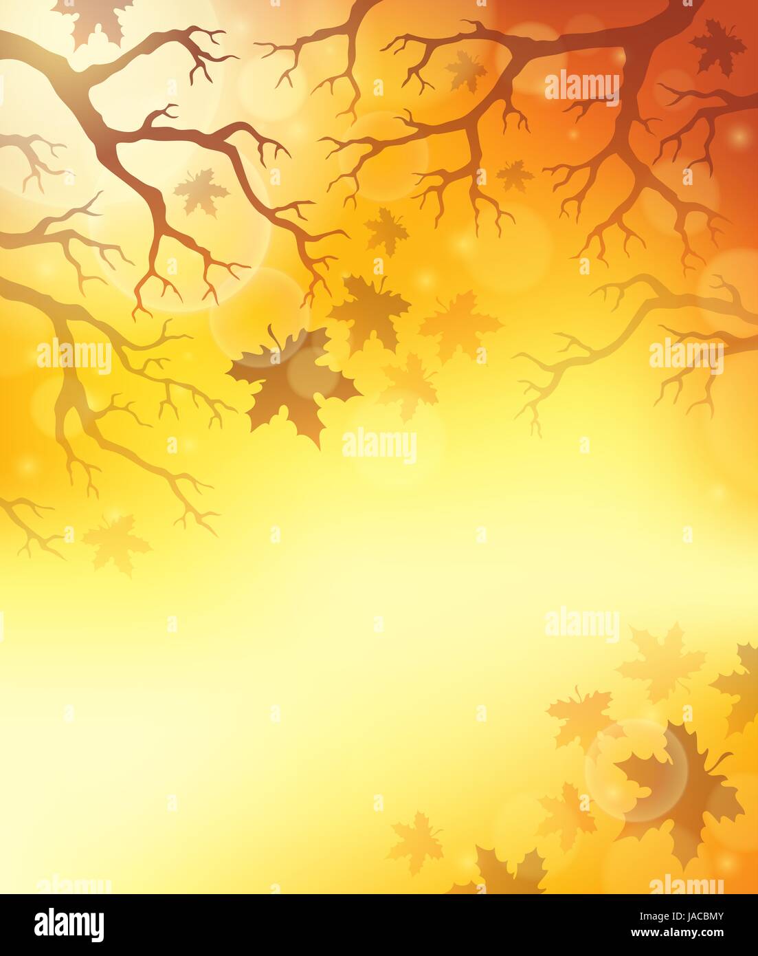 Autumn theme background 7 - picture illustration Stock Photo - Alamy
