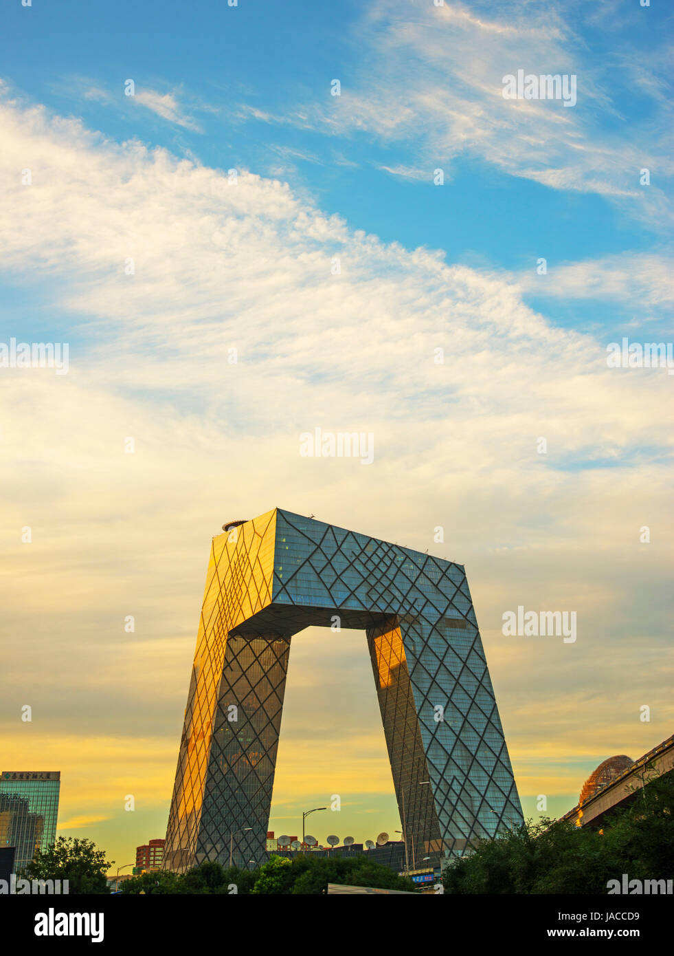CCTV headquarters building in Beijing,China Stock Photo - Alamy