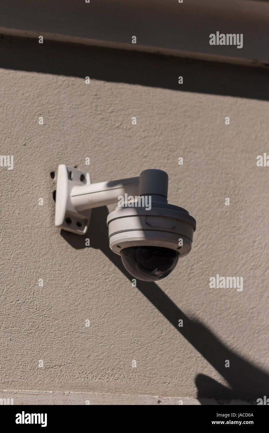Surveillance CCTV security camera on the wall Stock Photo - Alamy