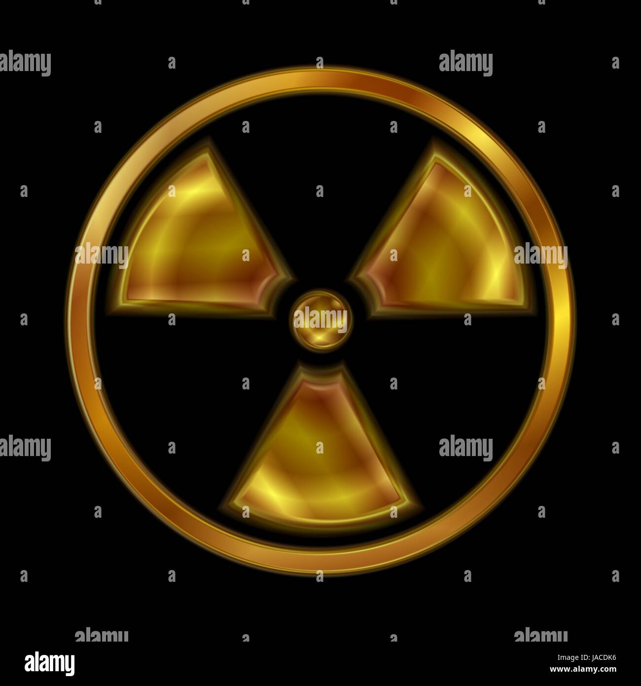 Nuclear radiation shiny symbol. Vector background eps 10 Stock Photo ...
