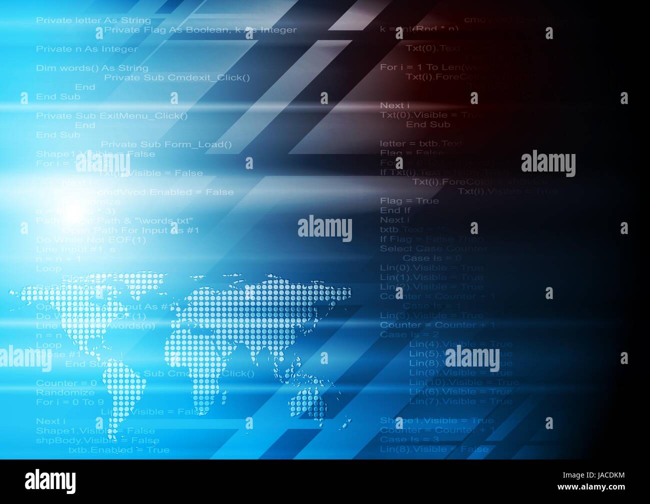 Concept technology design with world map. Vector background eps 10 ...