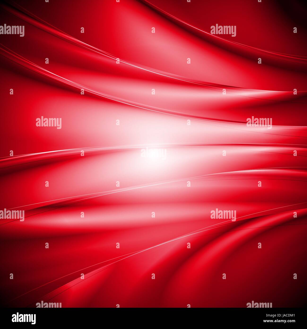 Bright red waves background. Vector design eps 10 Stock Photo - Alamy