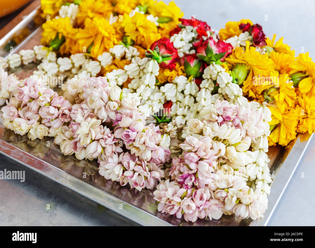 Flower for offering in Thailand Stock Photo - Alamy