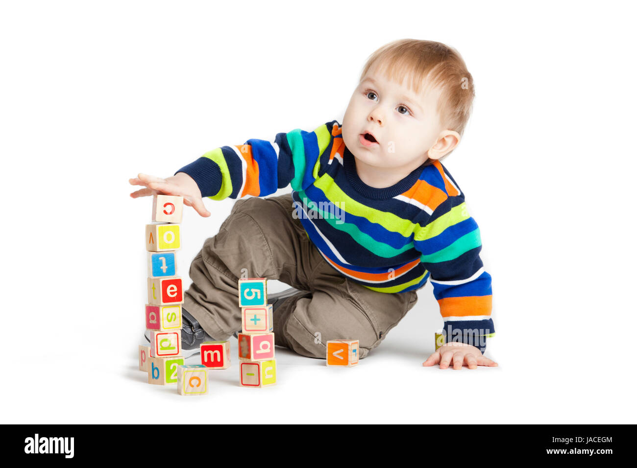 Baby abc cubes hi-res stock photography and images - Alamy