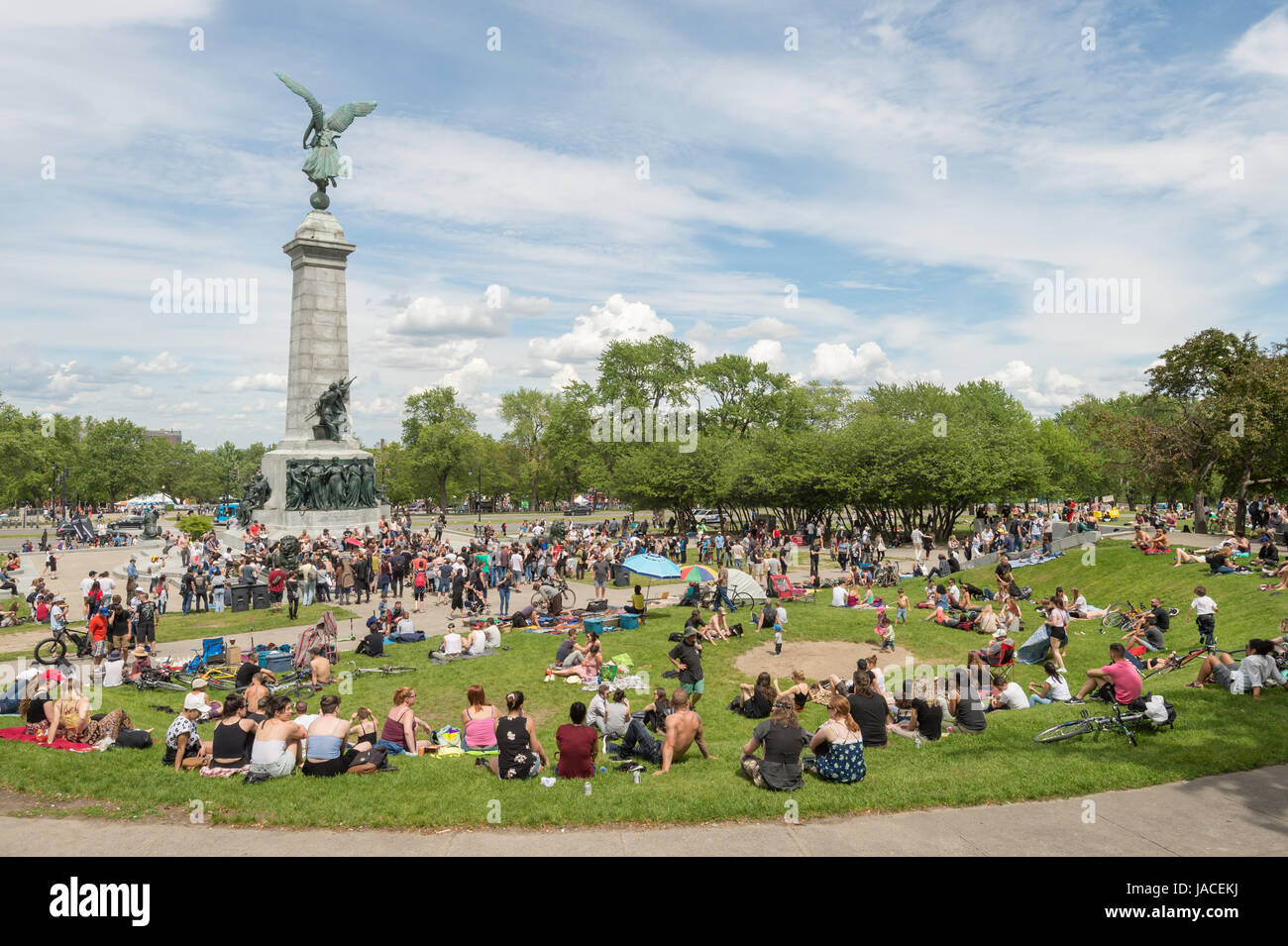 Montreal, 4 June 2017: Montreal's Tam Tam Jam, every sunday on Mount ...