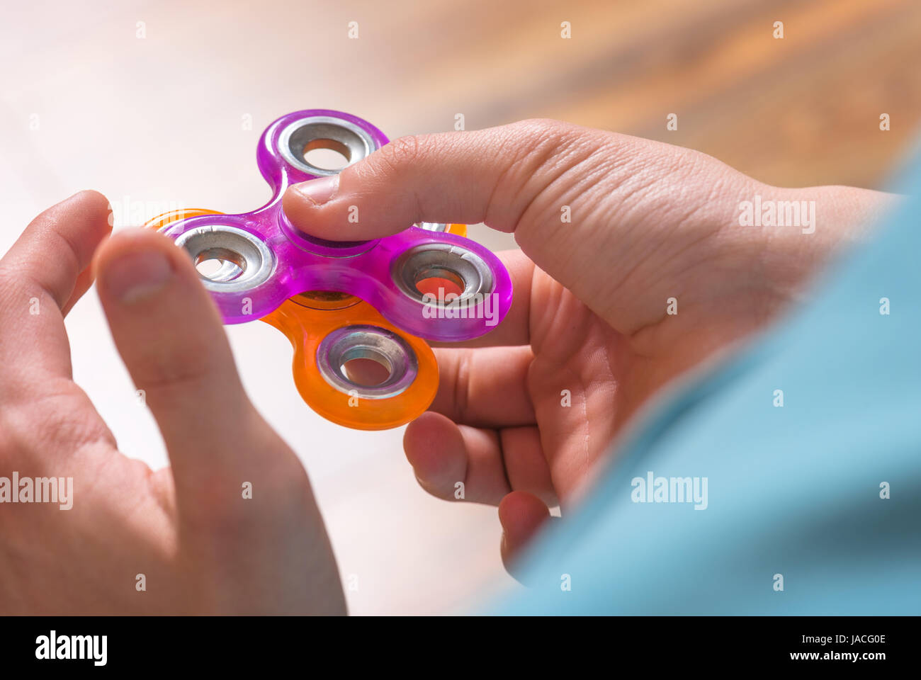 Boy Holding Up Two Fingers High Resolution Stock Photography and Images ...