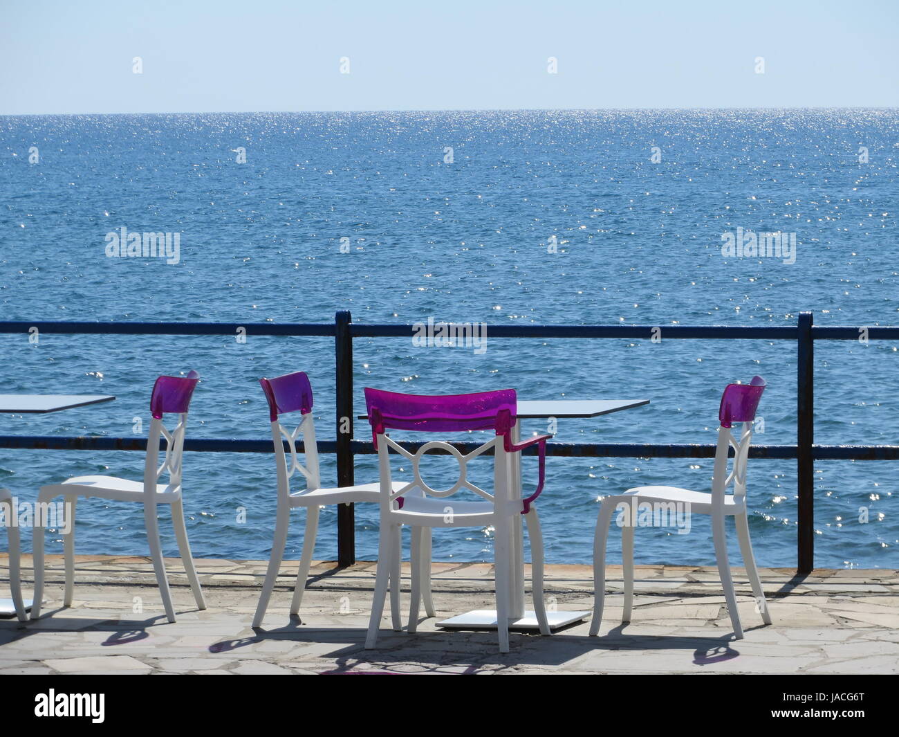 seating with sea view Stock Photo - Alamy