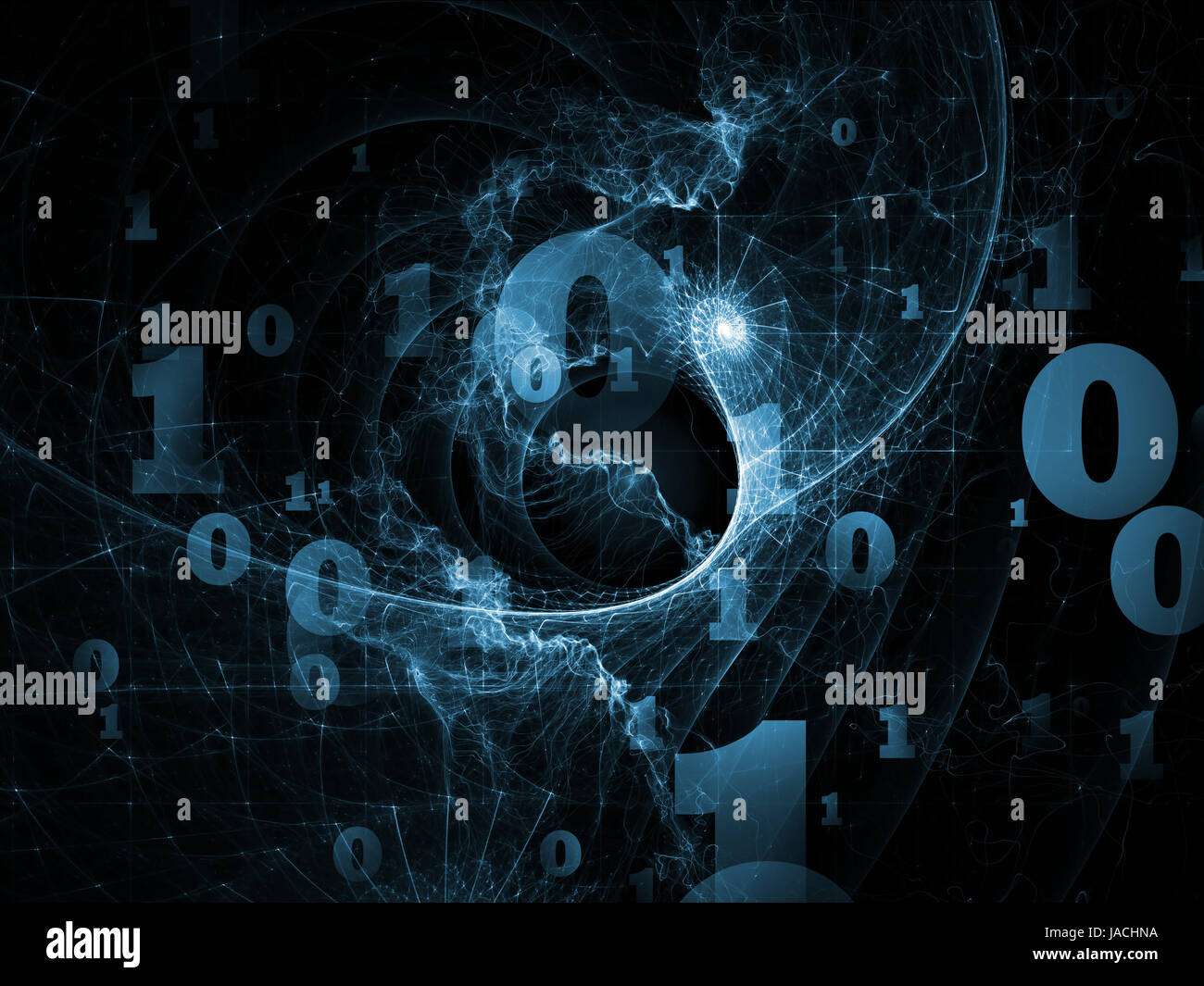 Number in Space series. Composition of numbers, fractal textures and ...