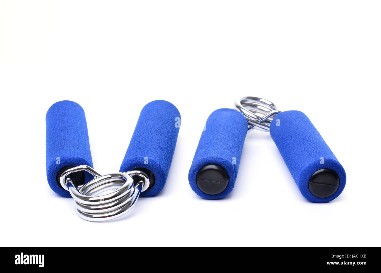 hand grip foam handle on white background Stock Photo - Alamy