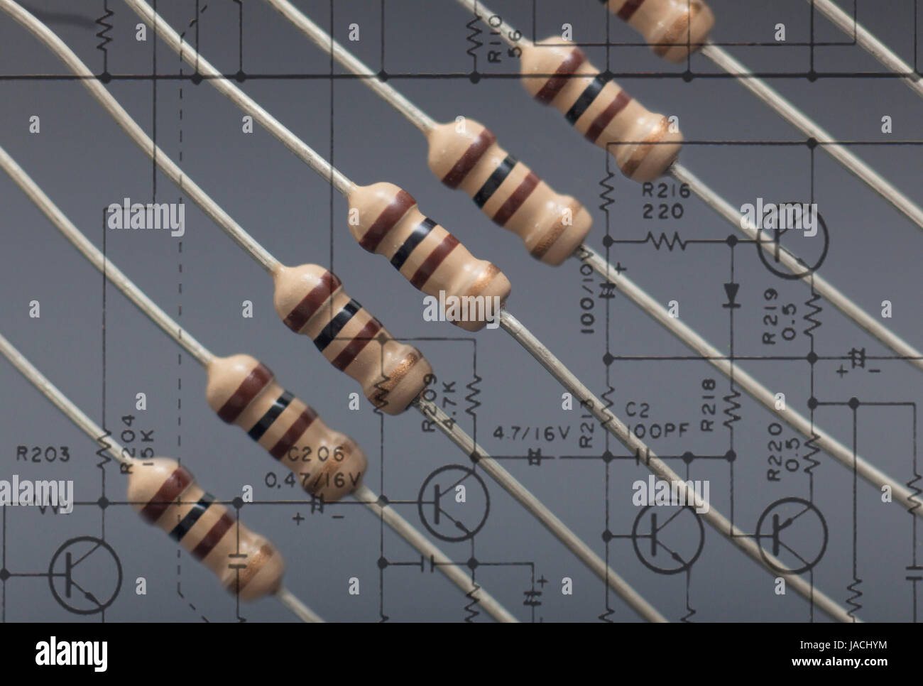 Resistor color scheme hi-res stock photography and images - Alamy