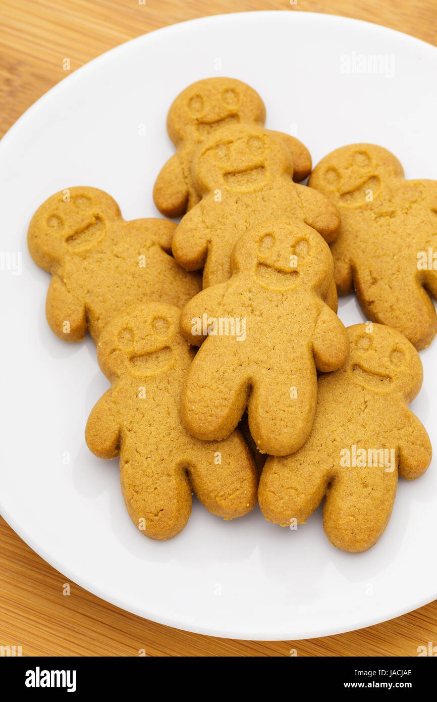 Heap gingerbread on plate hi-res stock photography and images - Alamy