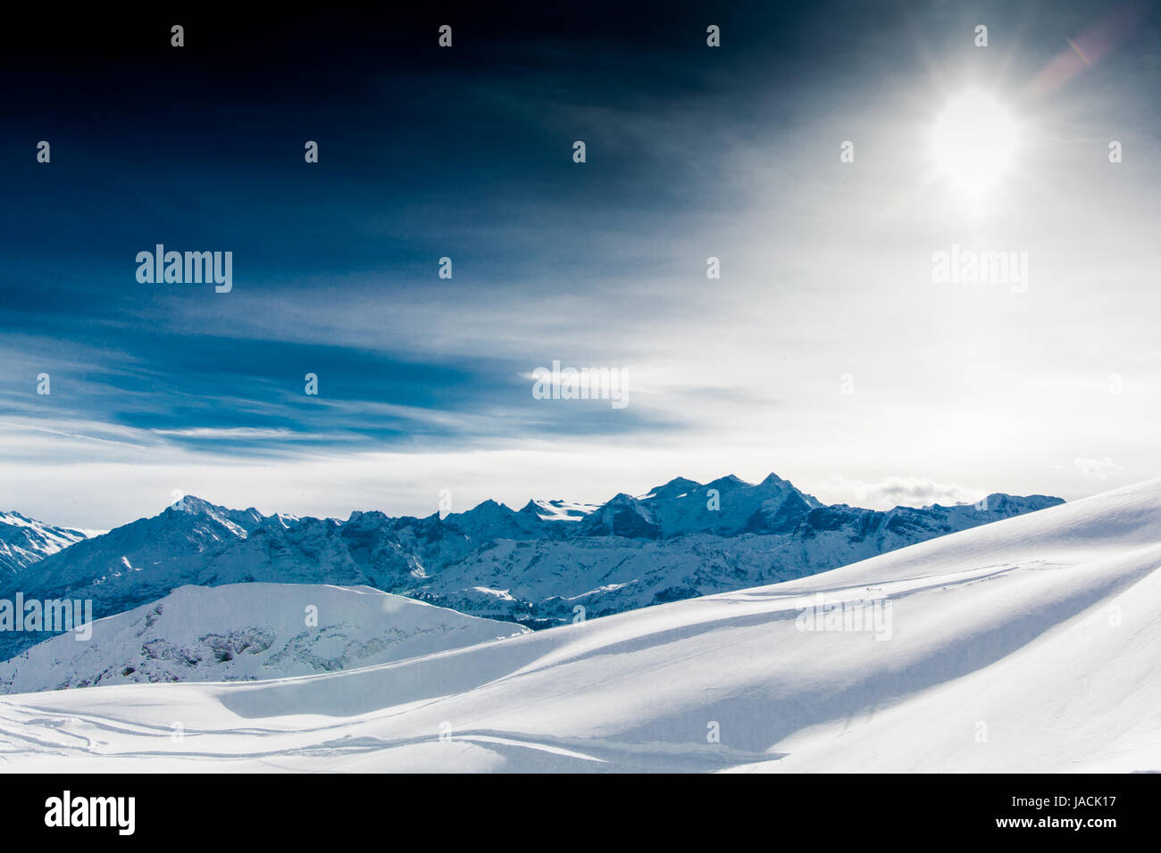 Ariel view alps hi-res stock photography and images - Alamy