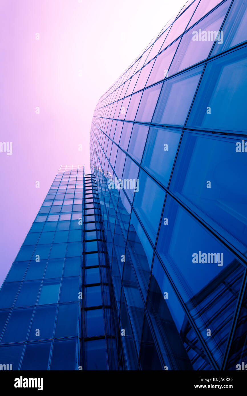 office buildings. Modern glass building exterior Stock Photo - Alamy