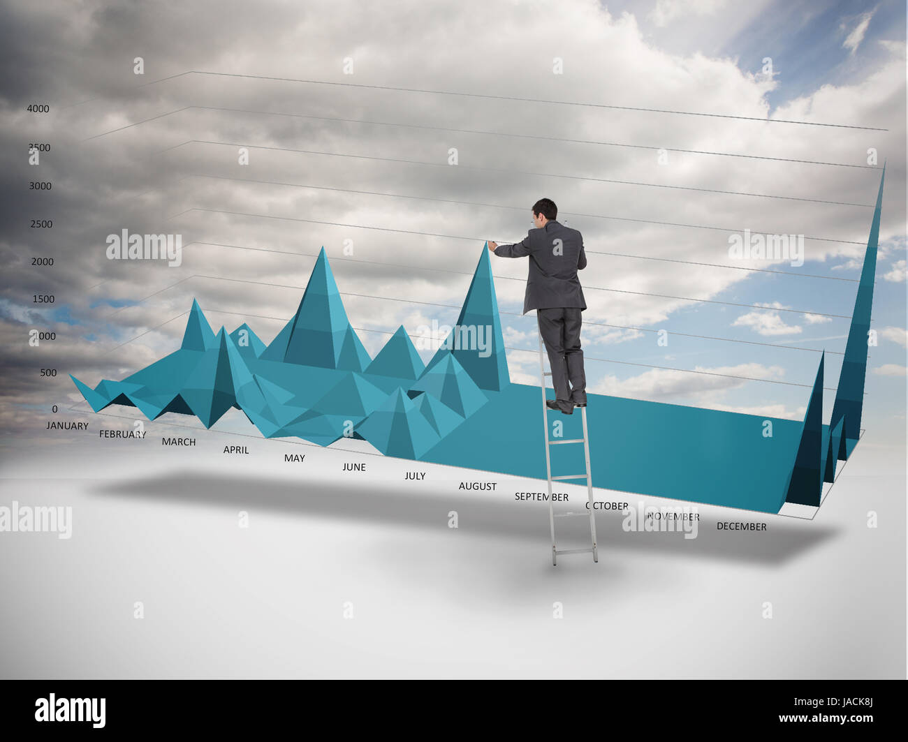 Hand businessman catching cloud hi-res stock photography and images - Alamy
