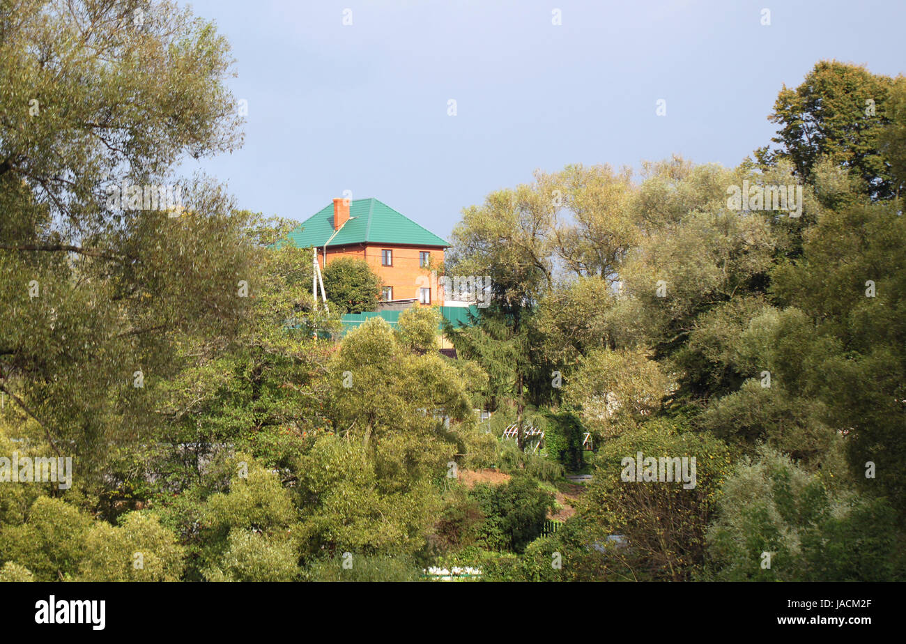 House on the Hill Stock Photo - Alamy