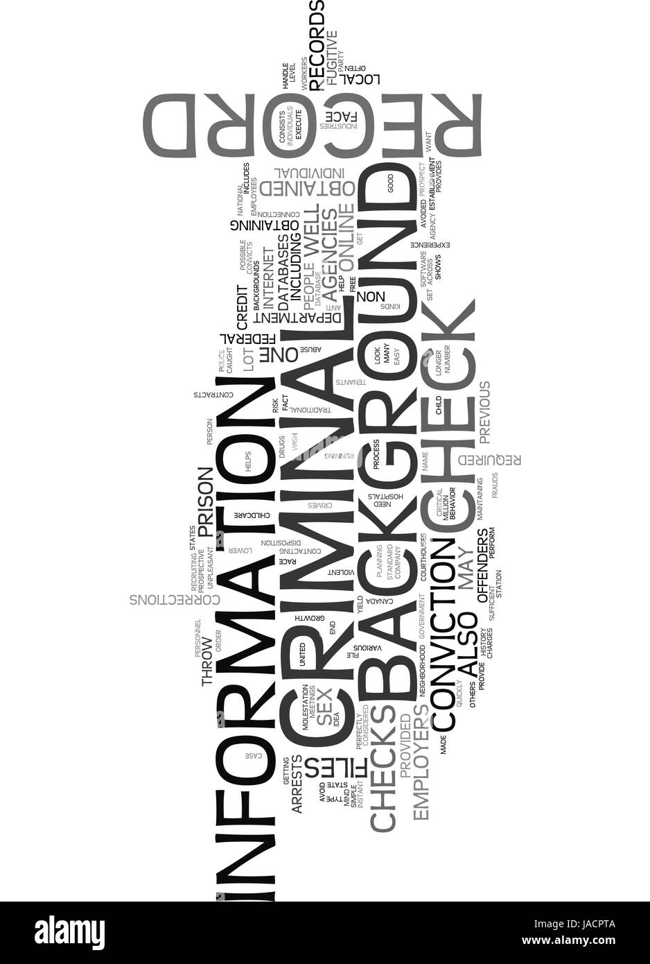 Criminal Records Stock Vector Images - Alamy