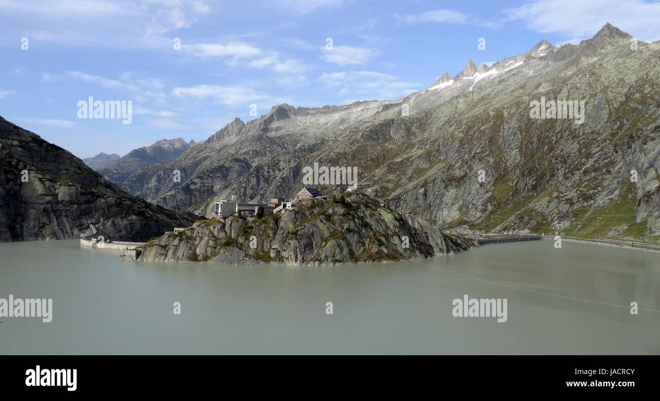 Grimsel staumauer hi-res stock photography and images - Alamy