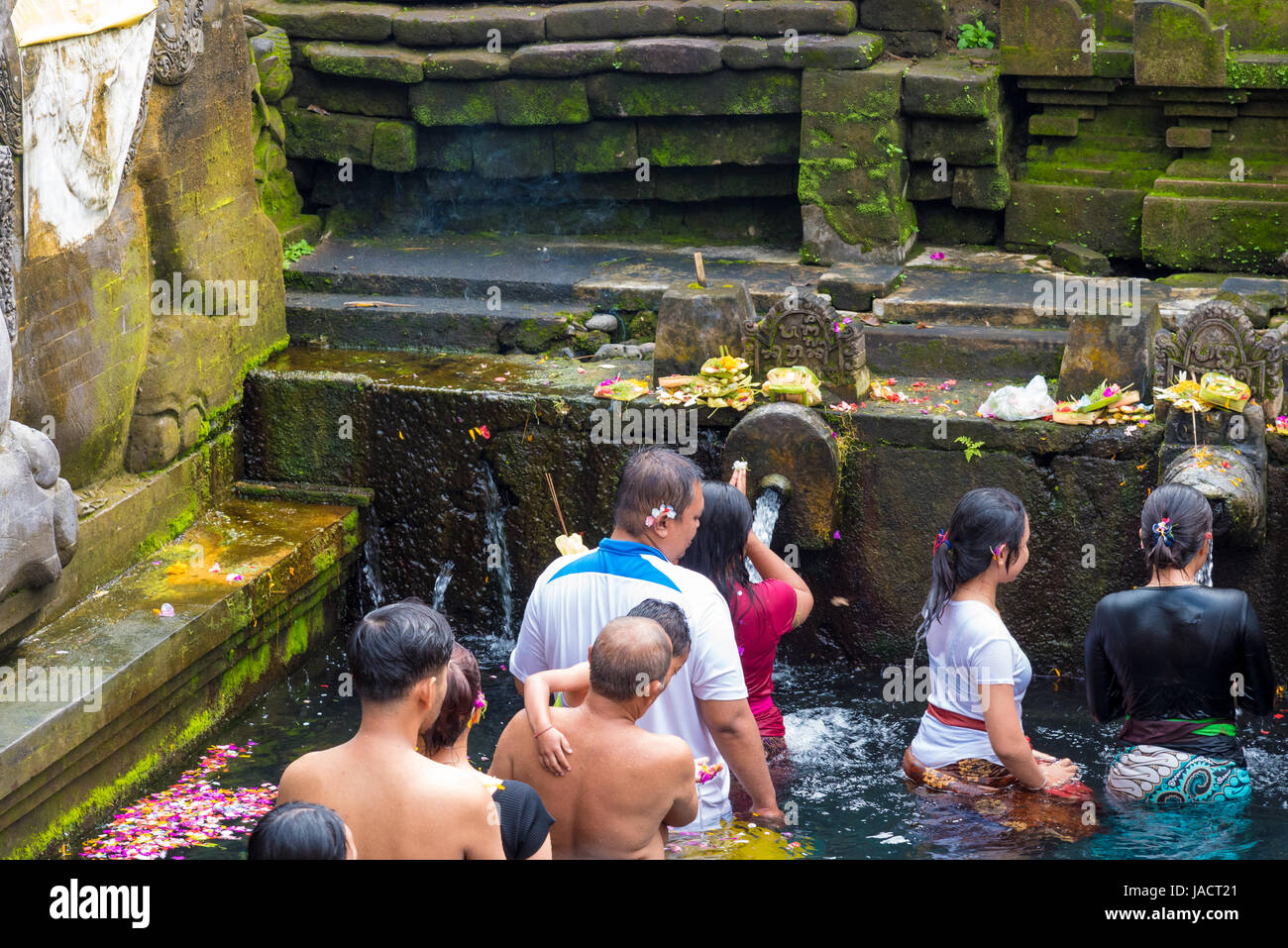Bali, Indonesia - May 1, 2017: Tirta Empul Temple is a Hindu Balinese ...