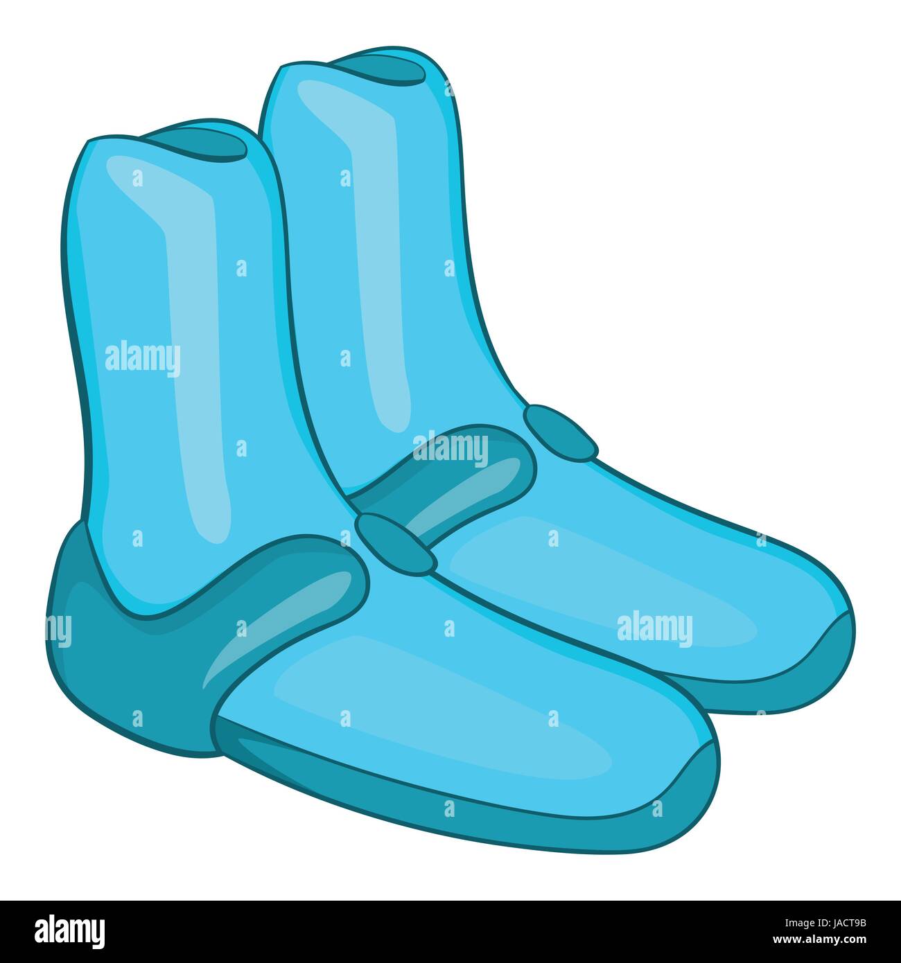 Reef shoes for surfboard icon. Cartoon illustration of reef shoes ...