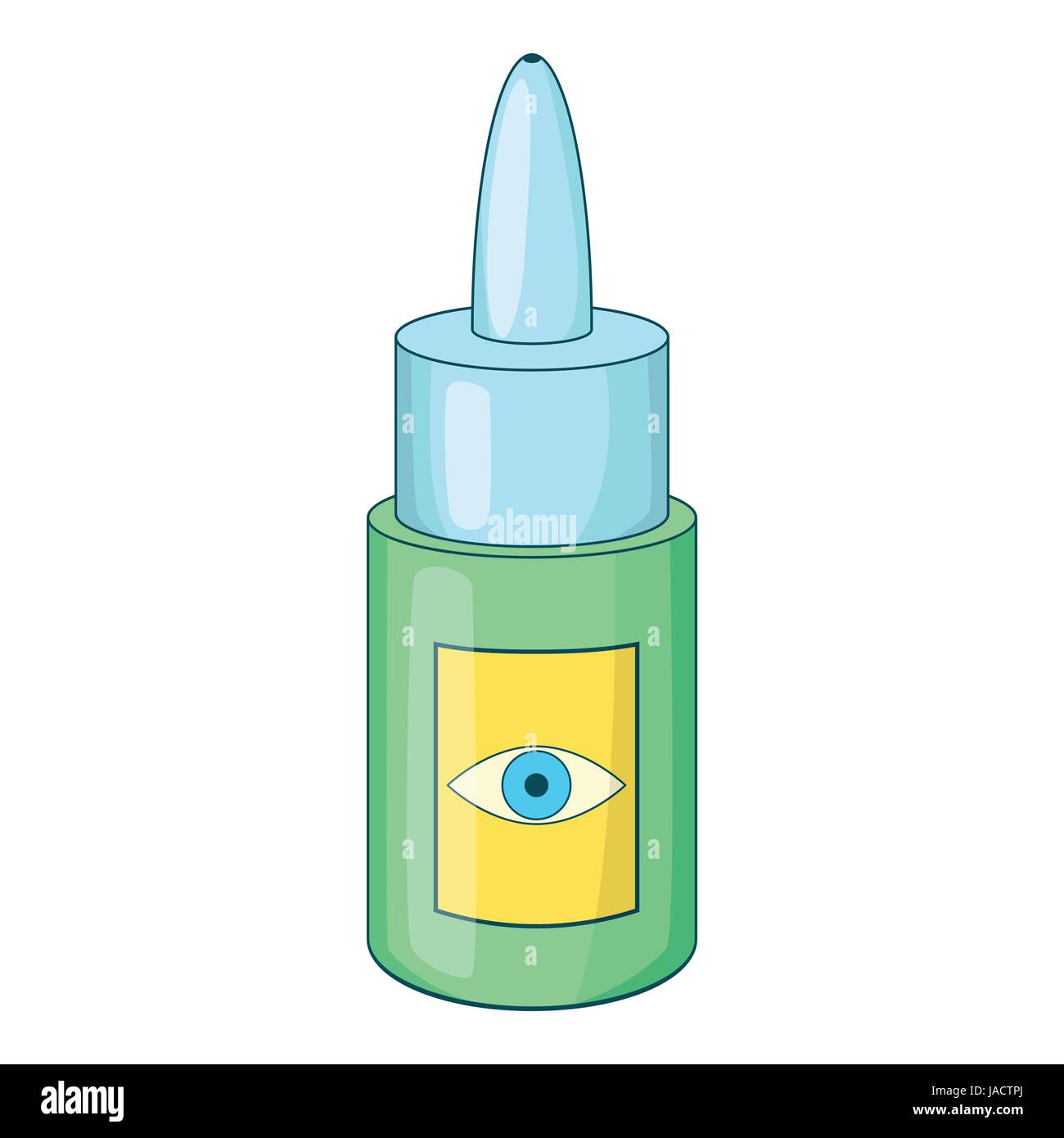 Bottle eye drops icon cartoon hi-res stock photography and images - Alamy