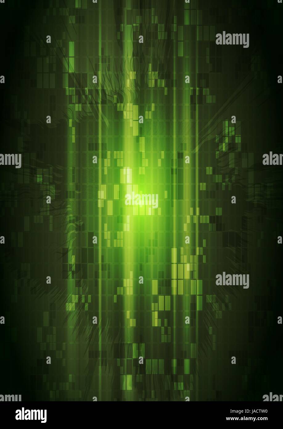 Dark green technology background. Vector design eps 10 Stock Photo - Alamy