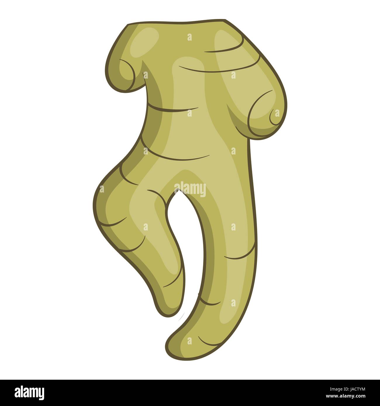 Ginseng root icon. Cartoon illustration of ginseng vector icon for web ...