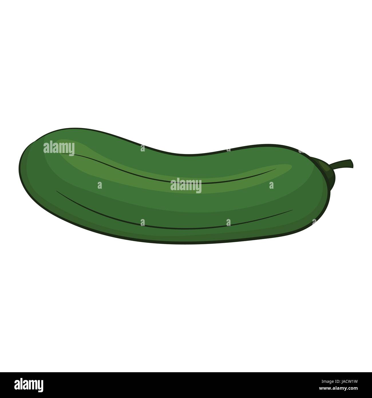Cucumber icon. Cartoon illustration of cucumber vector icon for web ...