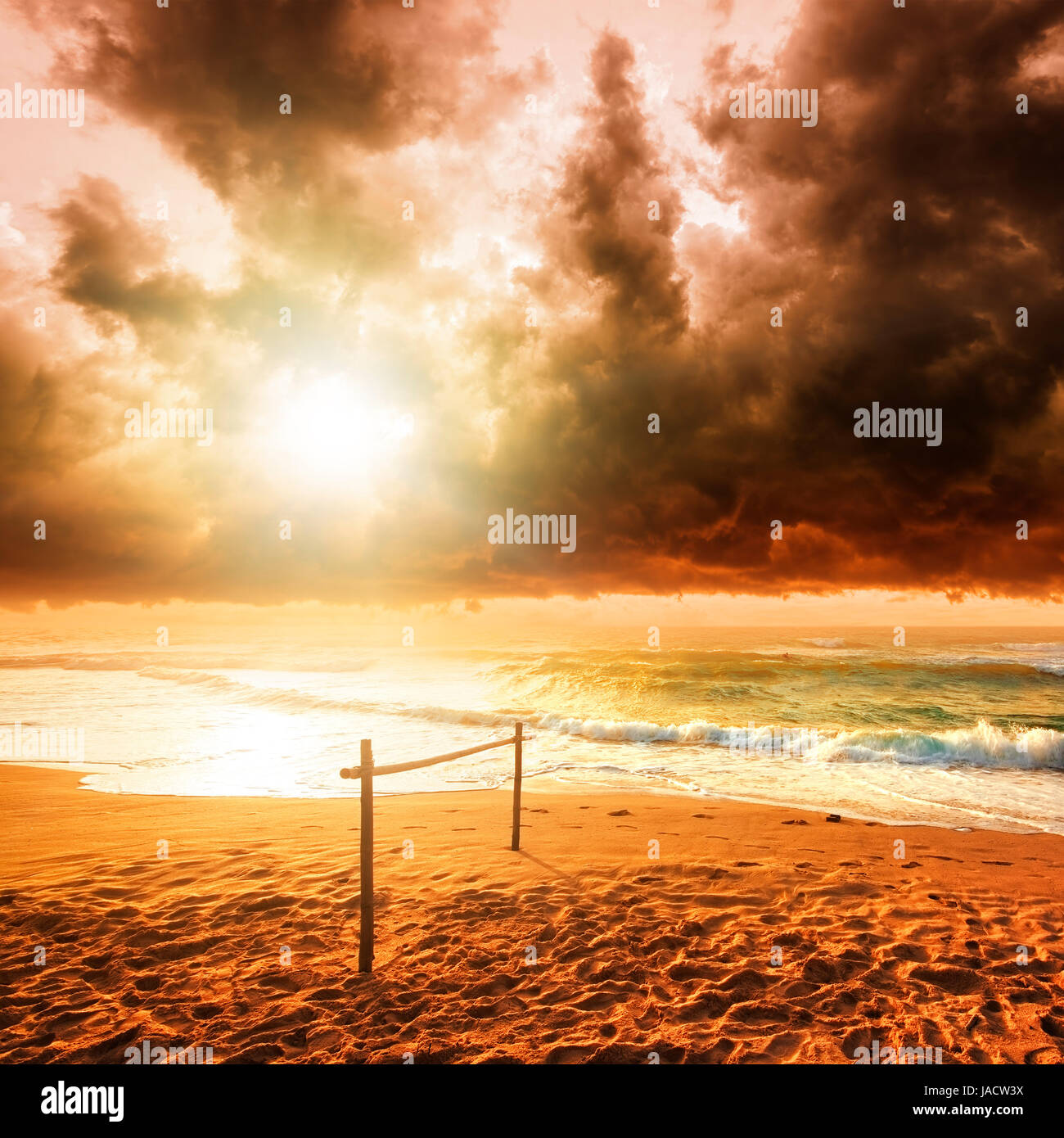 Storm over Paradise Stock Photo - Alamy