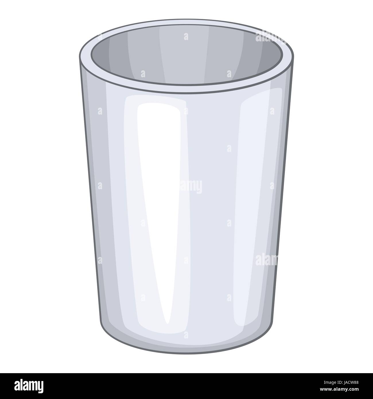 Glass icon. Cartoon illustration of glass vector icon for web Stock ...
