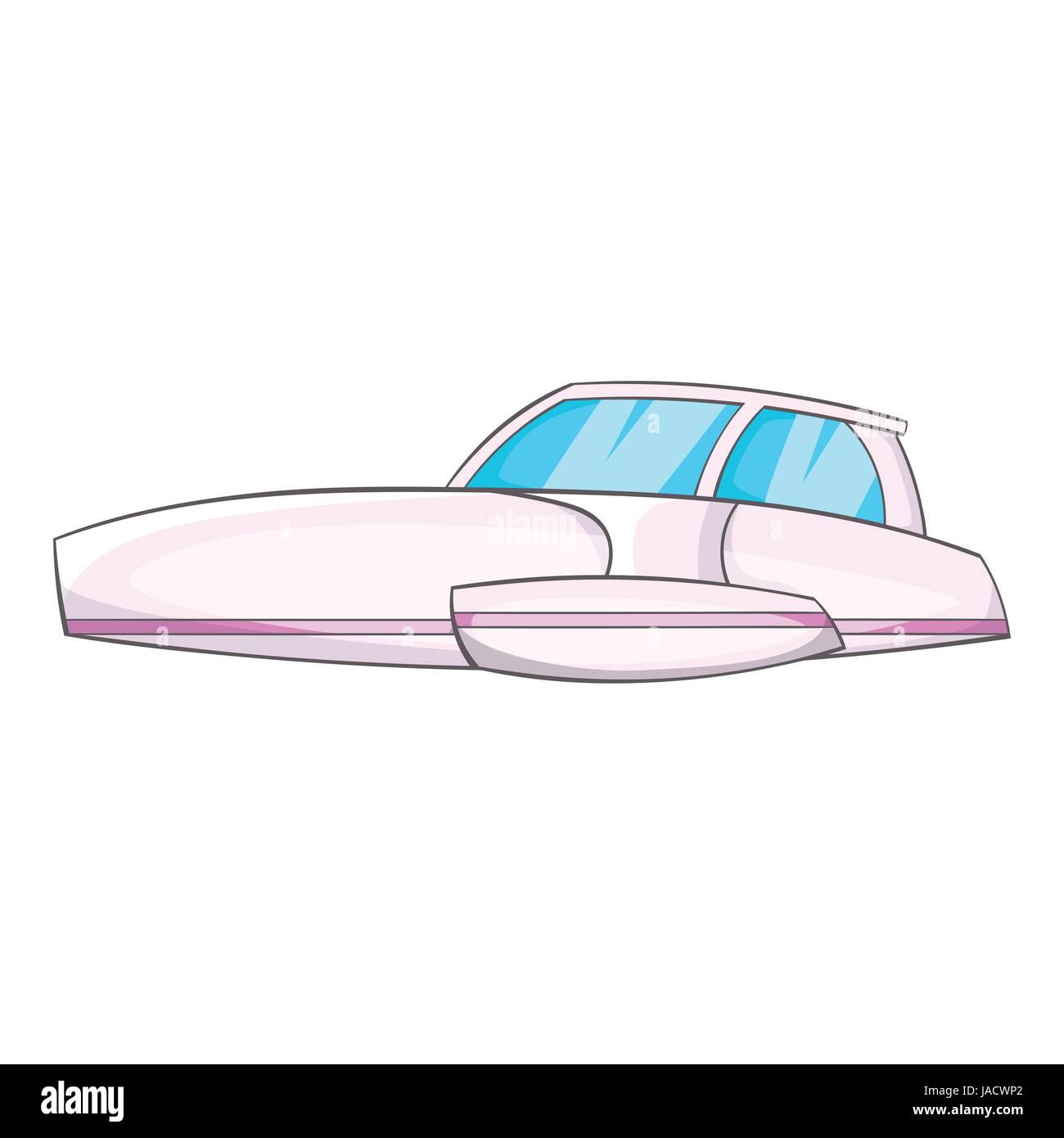 Motor boat icon. Cartoon illustration of motor boat vector icon for web ...
