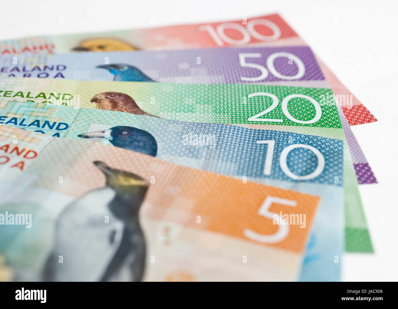 New Zealand currency, cash or money Stock Photo - Alamy
