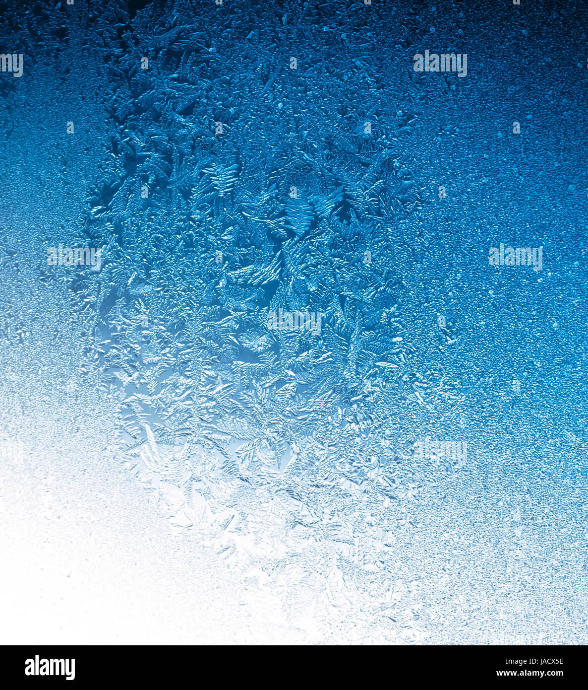 Cold blue frosty winter textured ice background Stock Photo - Alamy