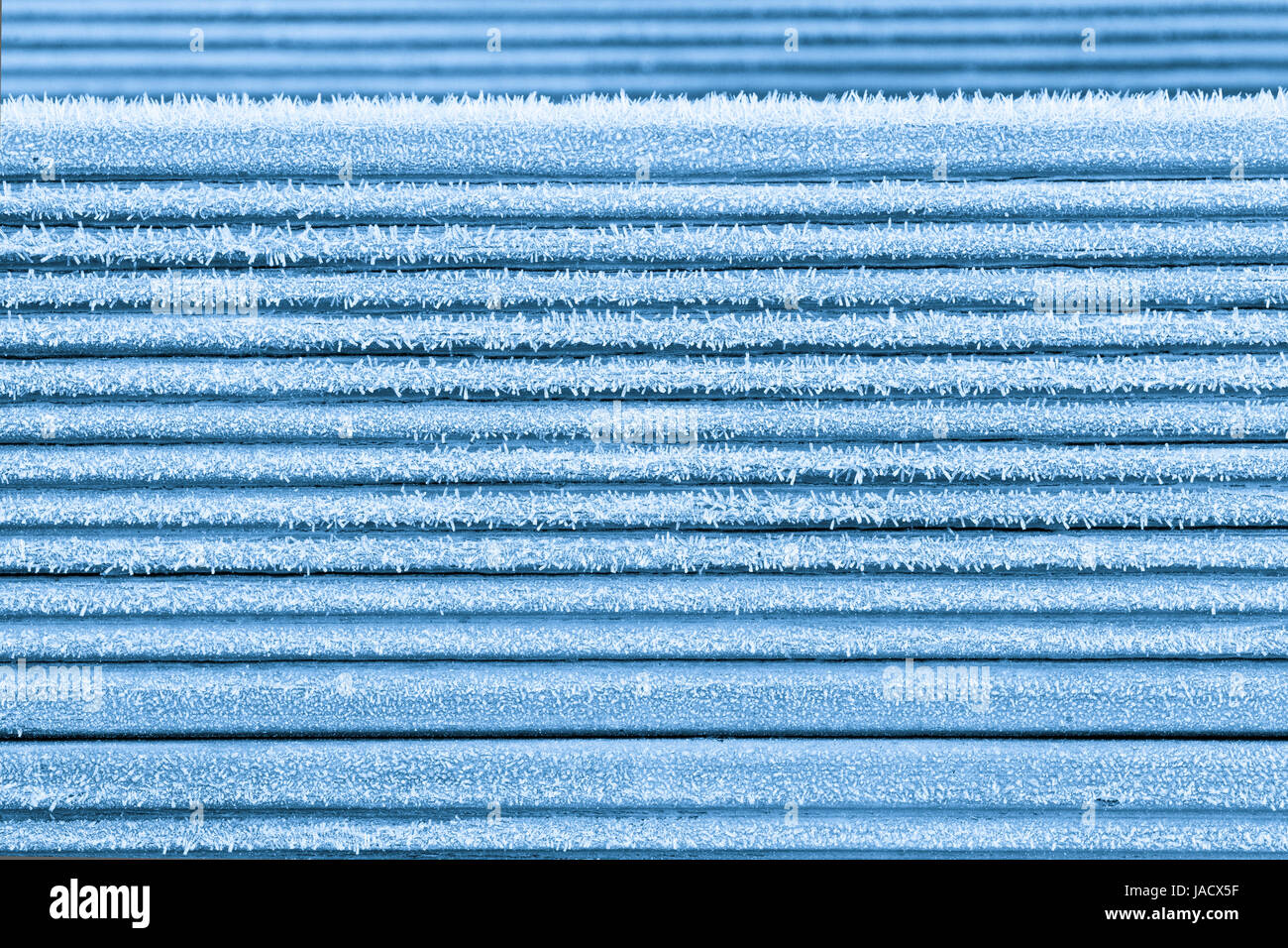 Cold blue frosty winter textured ice background Stock Photo - Alamy