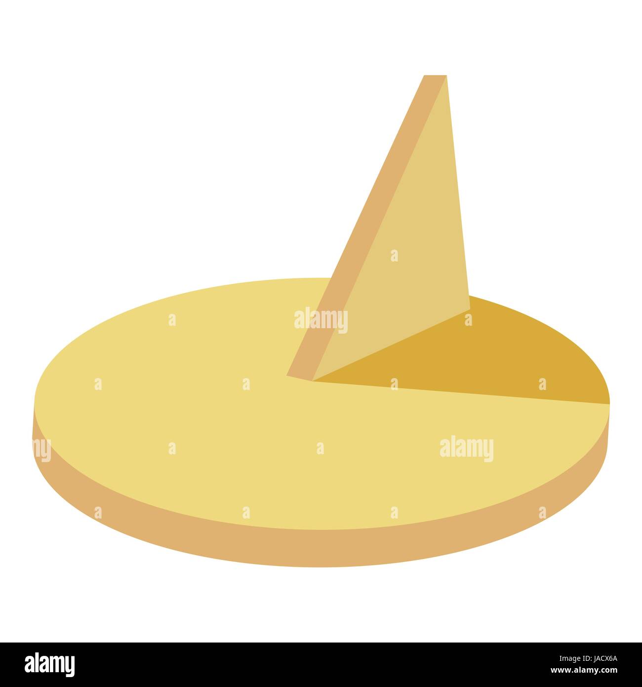 Sundial icon. Cartoon illustration of sundial vector icon for web Stock ...