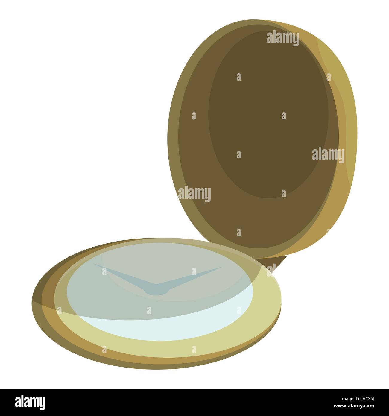 Pocket watch icon. Cartoon illustration of pocket watch vector icon for ...