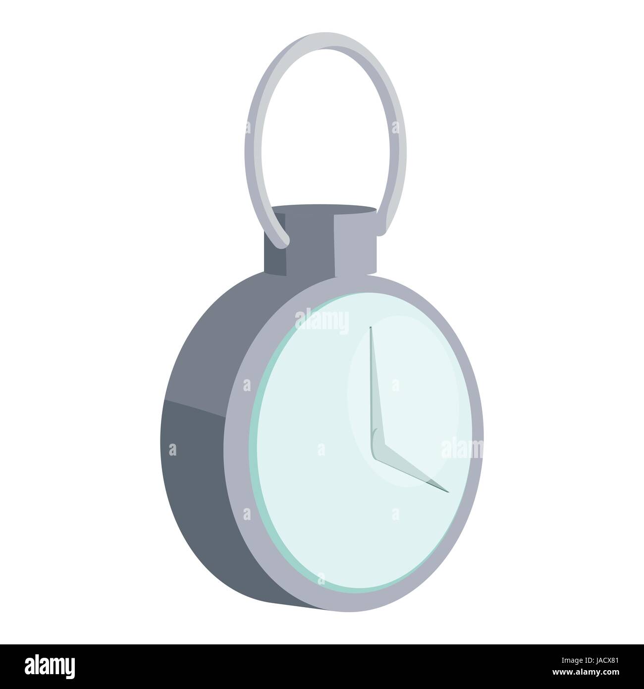 Mechanical pocket watch icon. Cartoon illustration of mechanical pocket ...