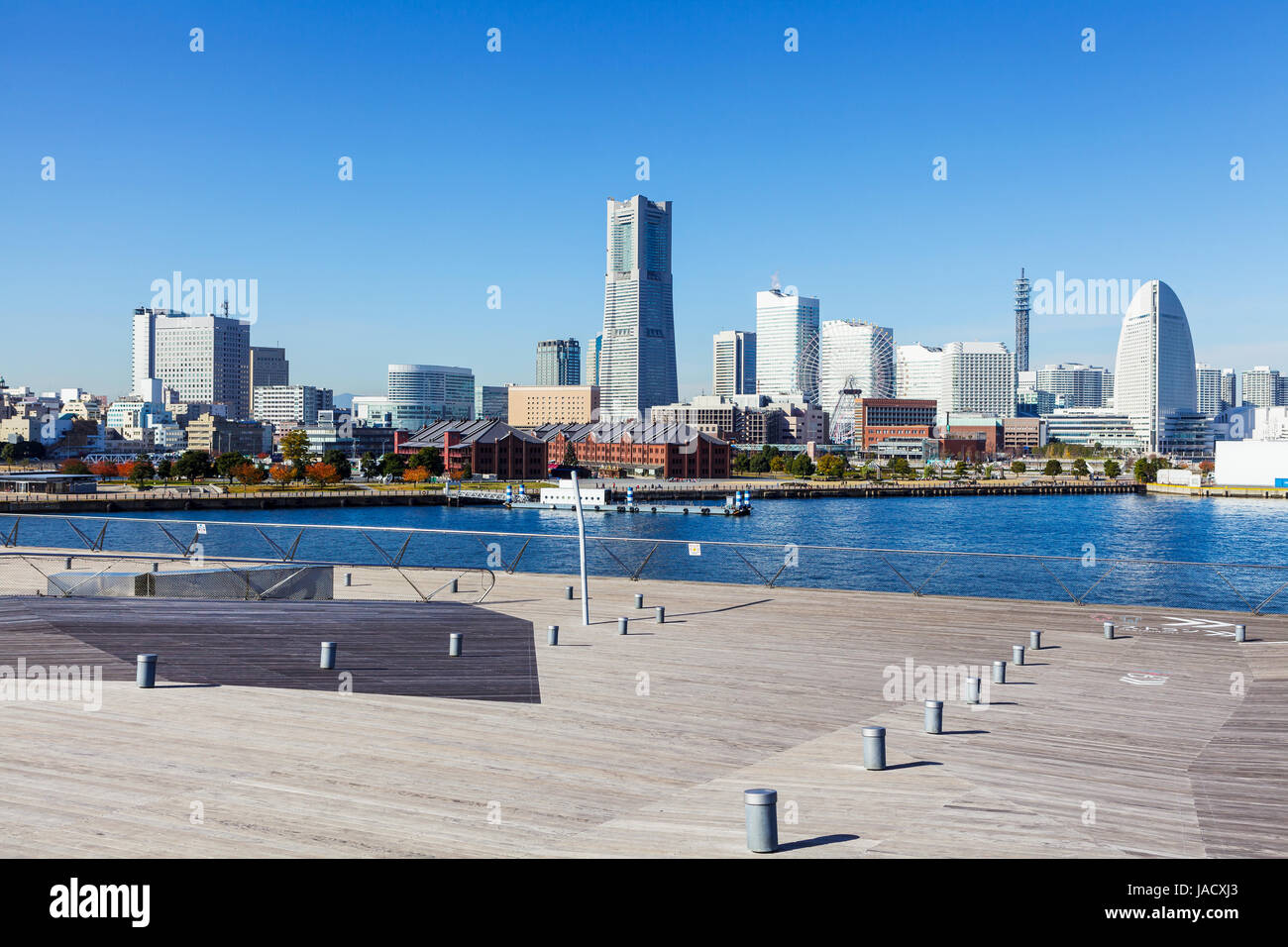 Yokohama skyline in Japan Stock Photo - Alamy
