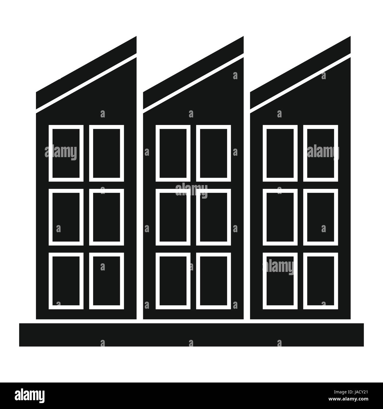 Building icon. Simple illustration of building vector icon for web ...