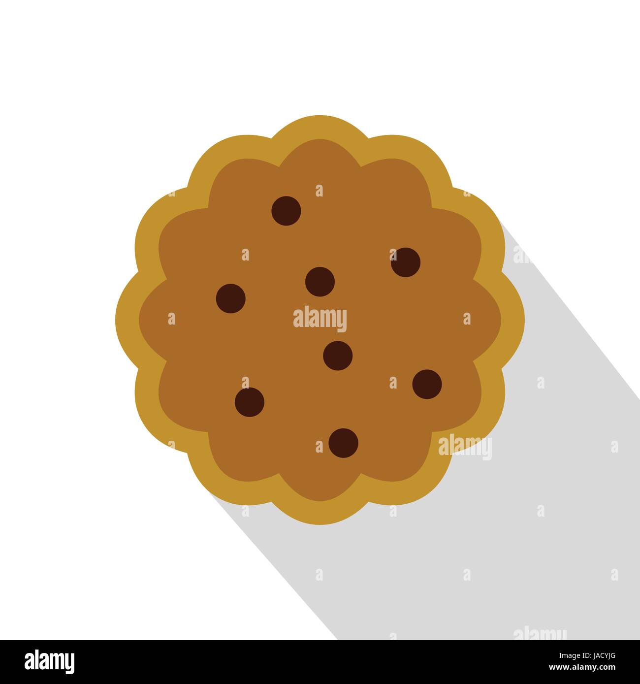 Cookies icon. Flat illustration of cookies icon for web Stock Vector ...