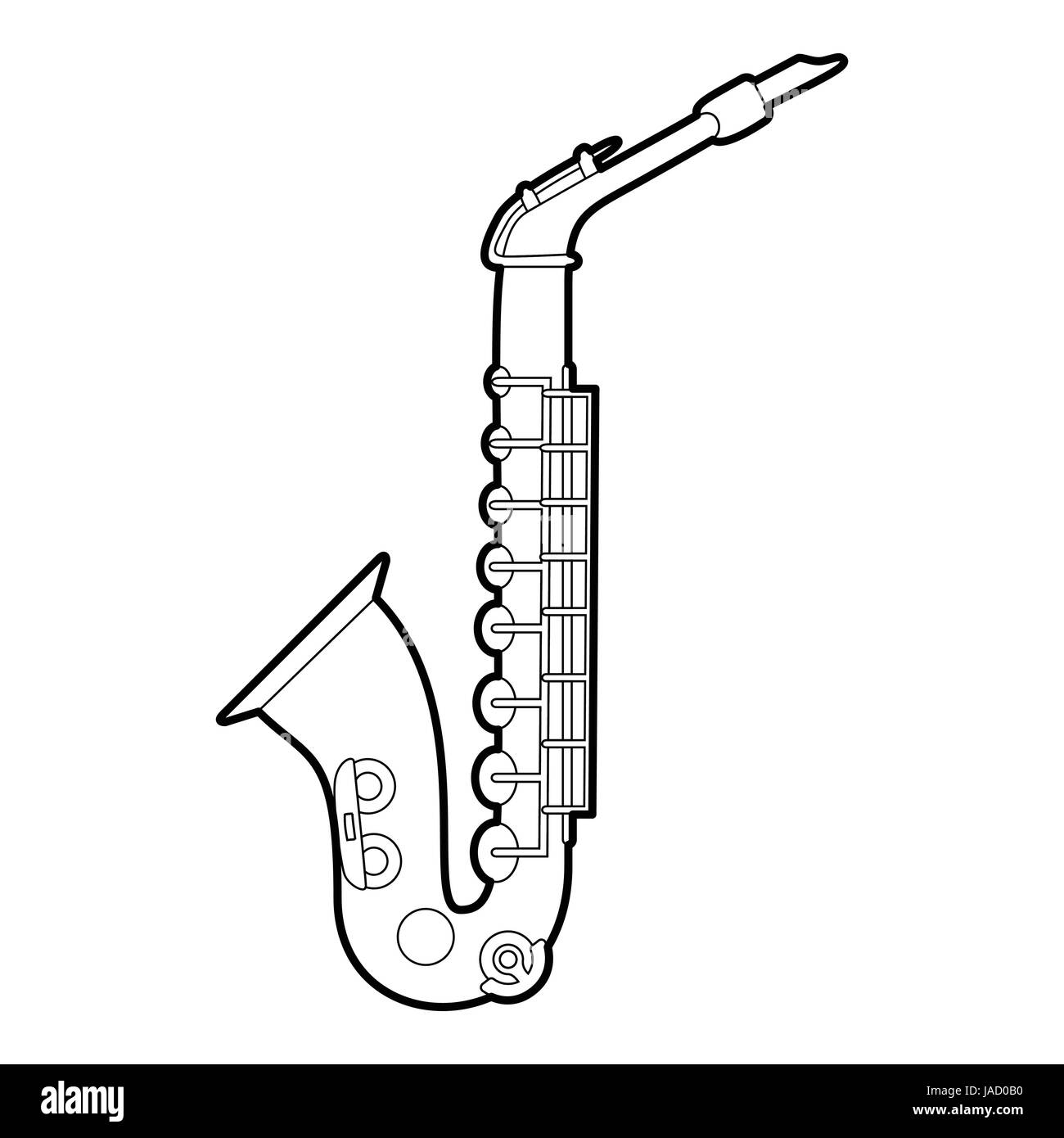 Saxophone player retro Black and White Stock Photos & Images - Alamy