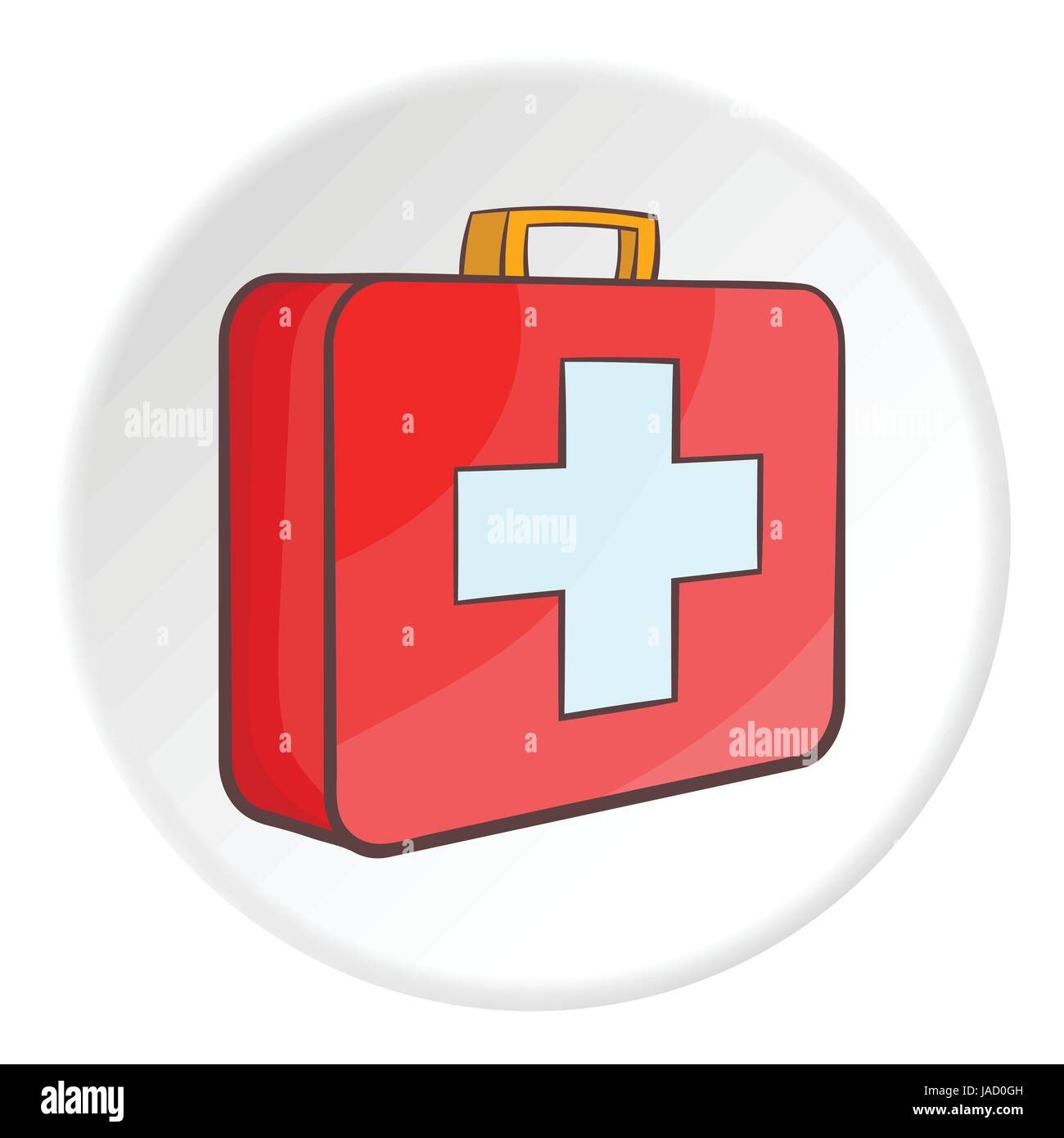 Medicine chest icon. Cartoon illustration of medicine chest vector icon ...