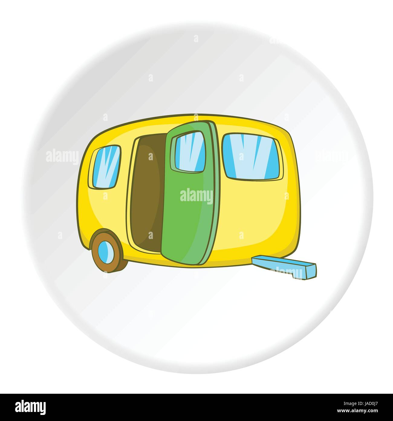 Moving caravan Stock Vector Images - Alamy