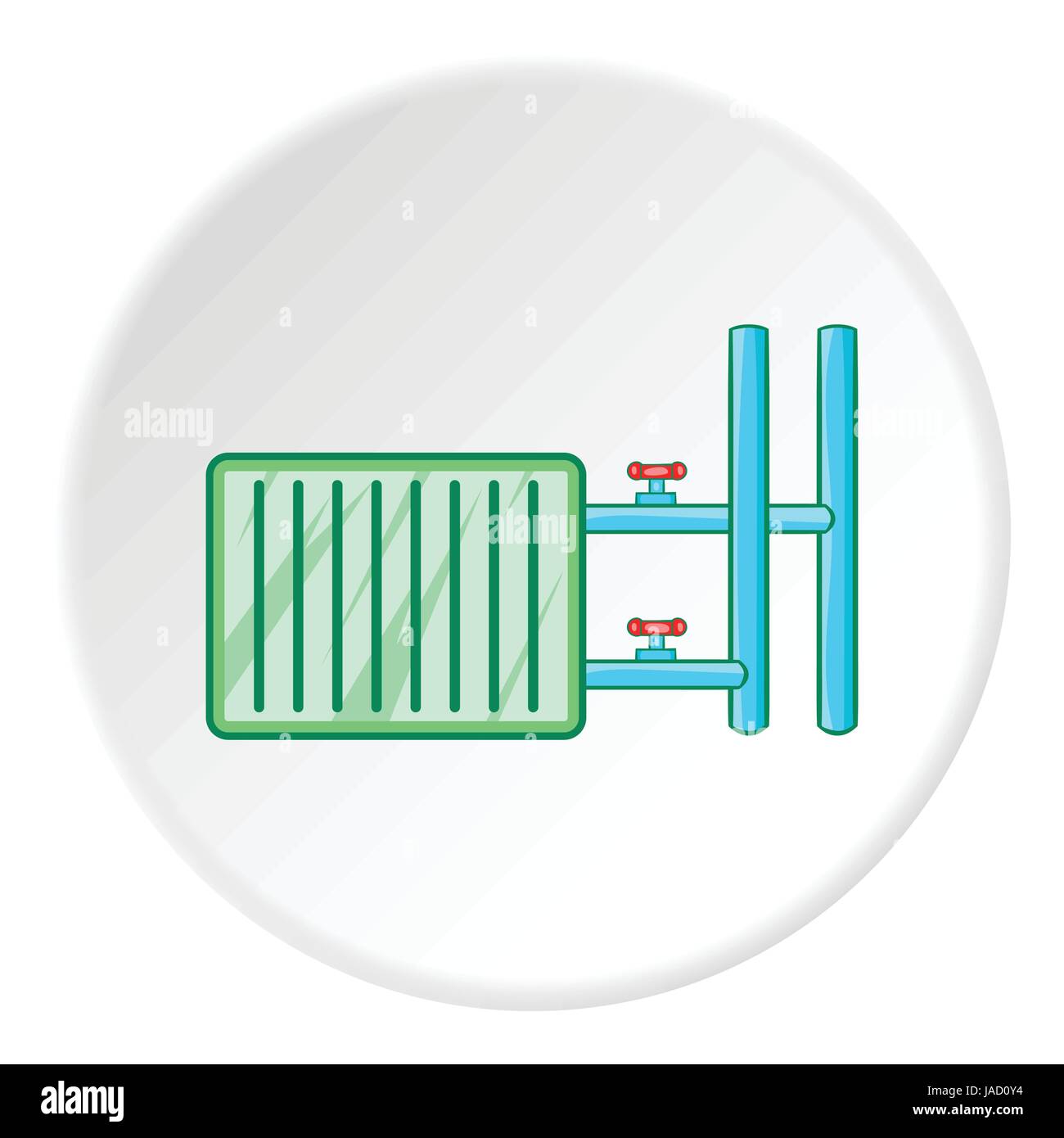 Radiator icon. Cartoon illustration of radiator vector icon for web ...