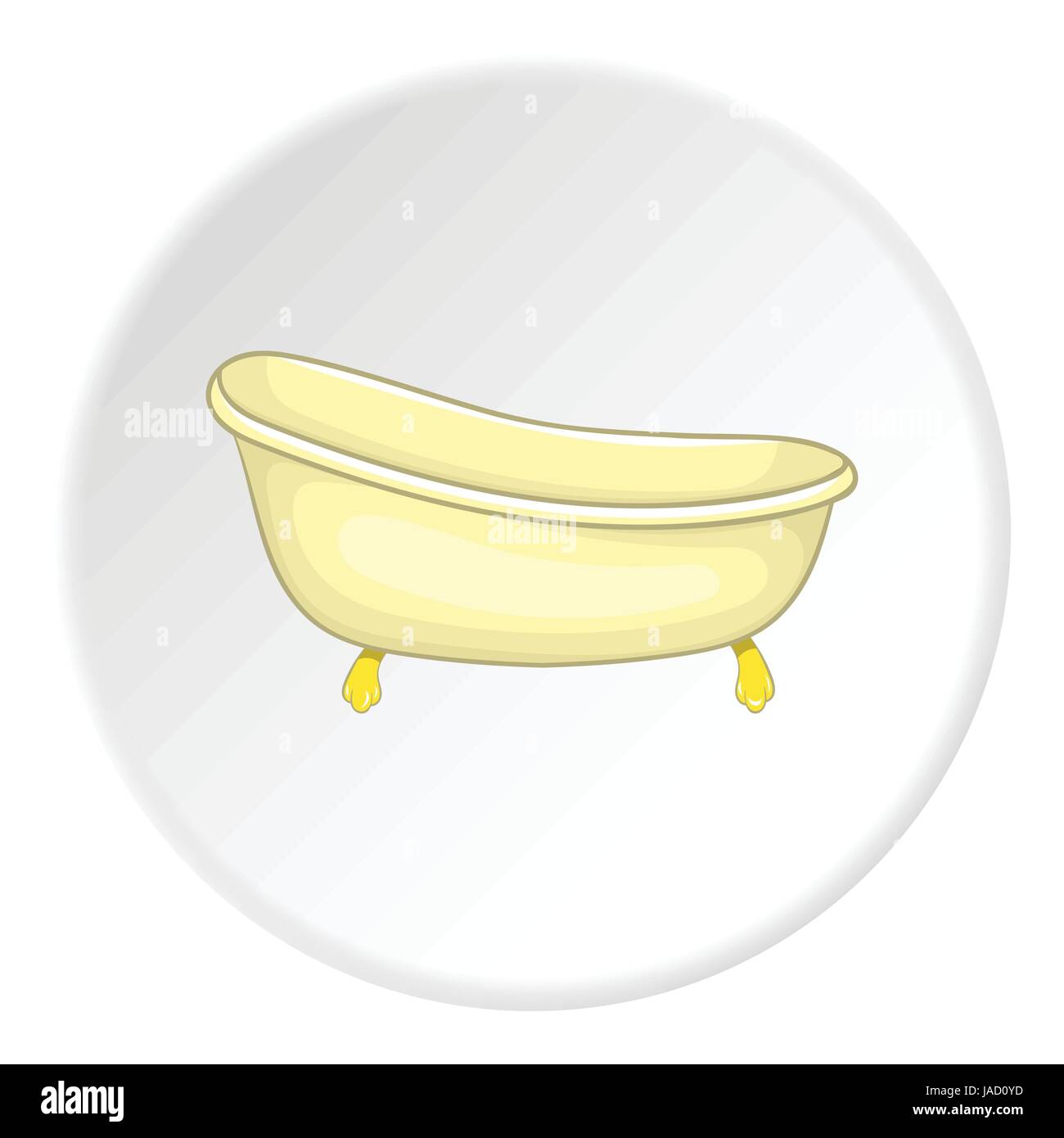 Bathtub icon. Cartoon illustration of bathtub vector icon for web Stock ...