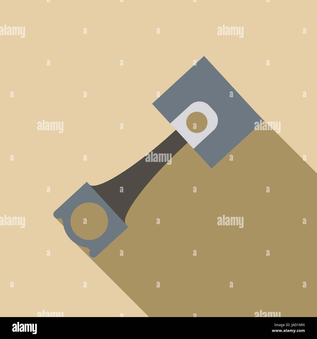 Piston icon. Flat illustration of piston vector icon for web isolated ...