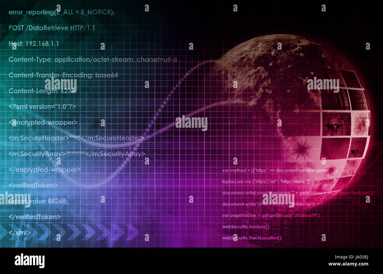 Technology Background as a Digital Abstract Art Stock Photo - Alamy