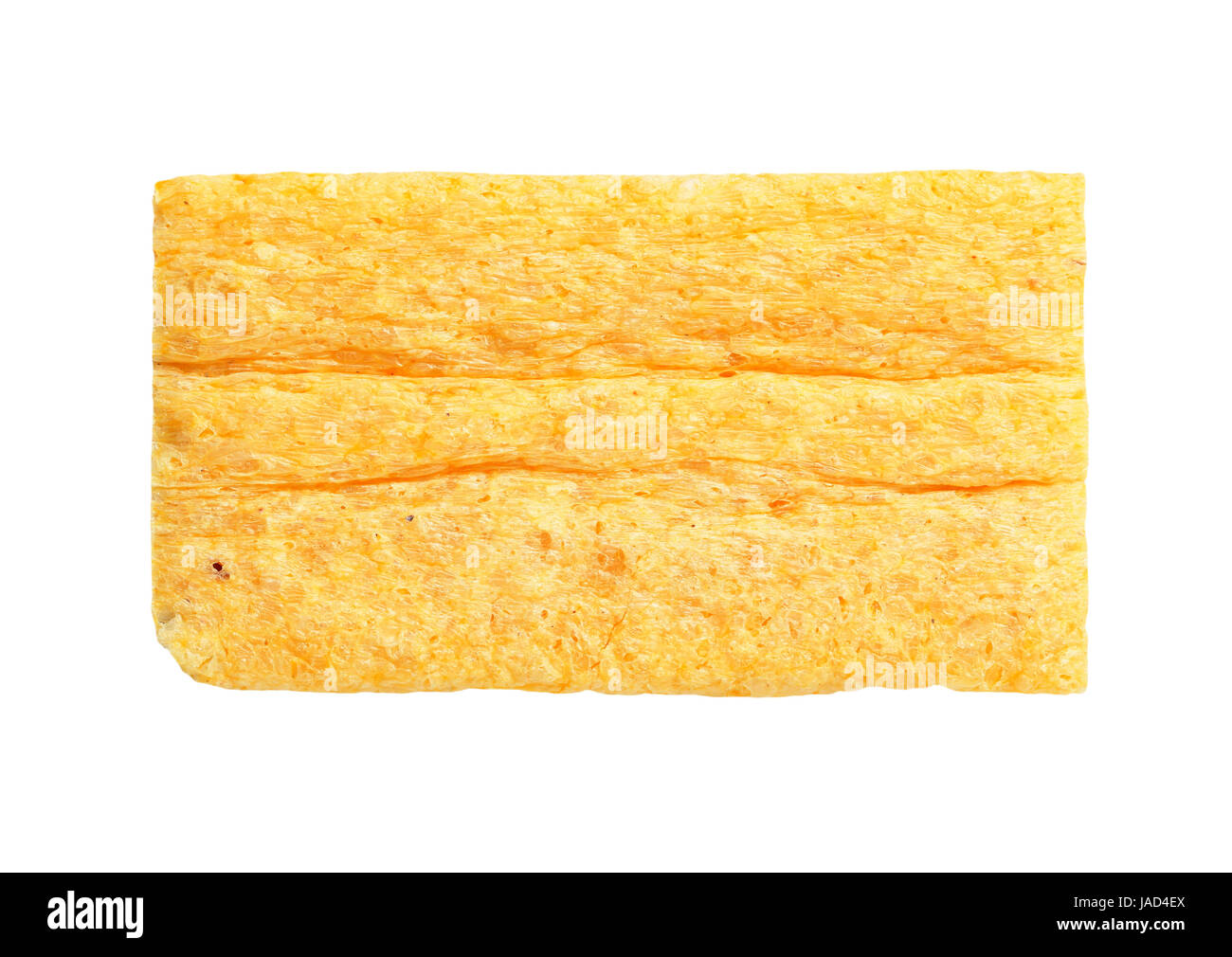 Thin corn crisp bread isolated on white Stock Photo - Alamy