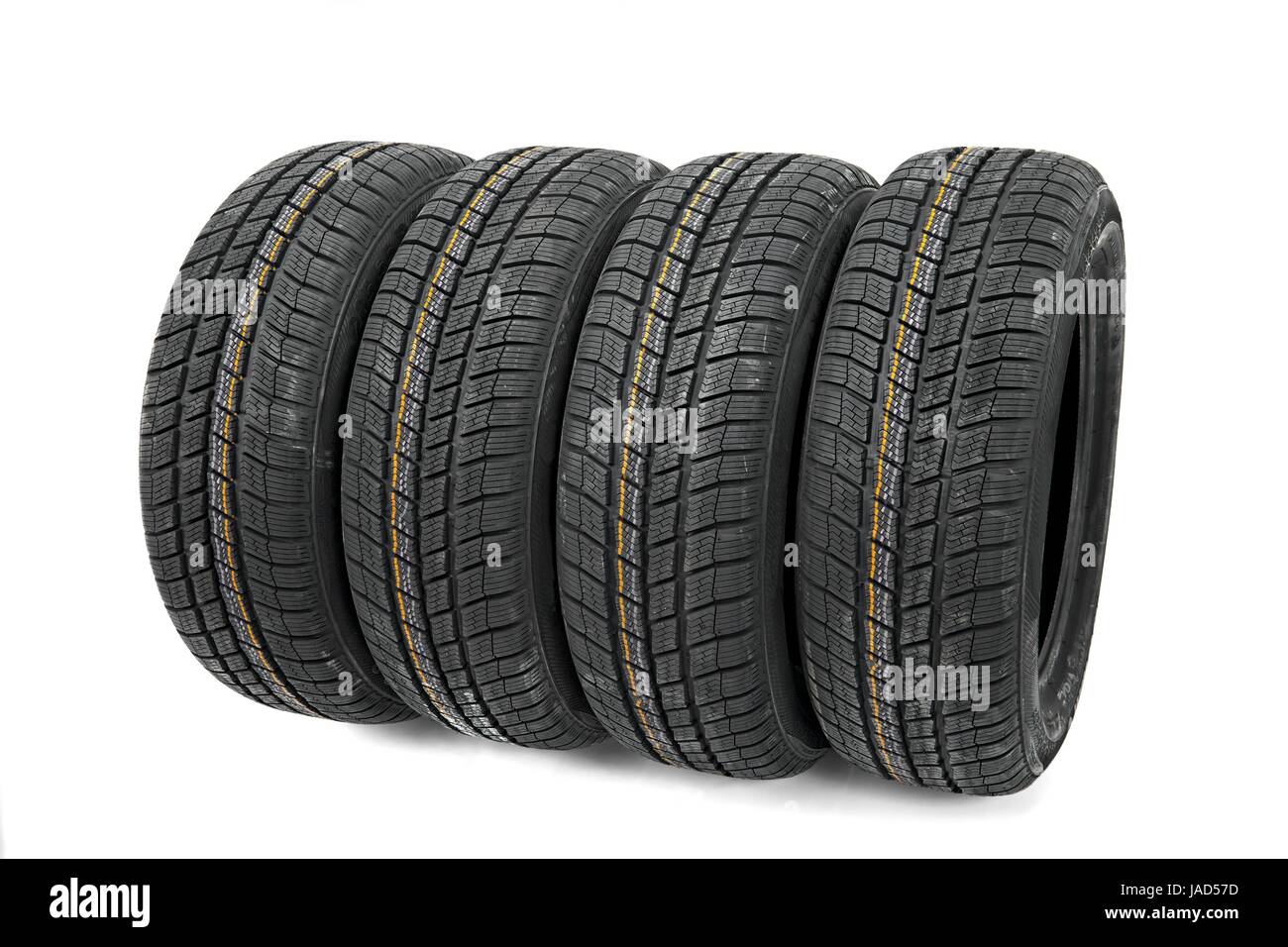 A set of new winter tyres Stock Photo - Alamy