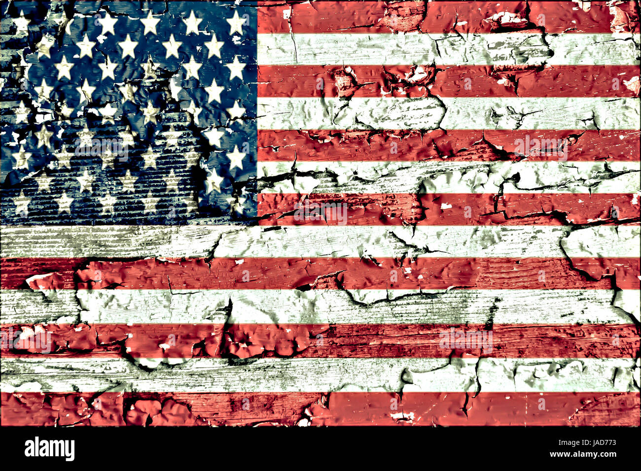 vintage USA flag Stock Photo - Alamy